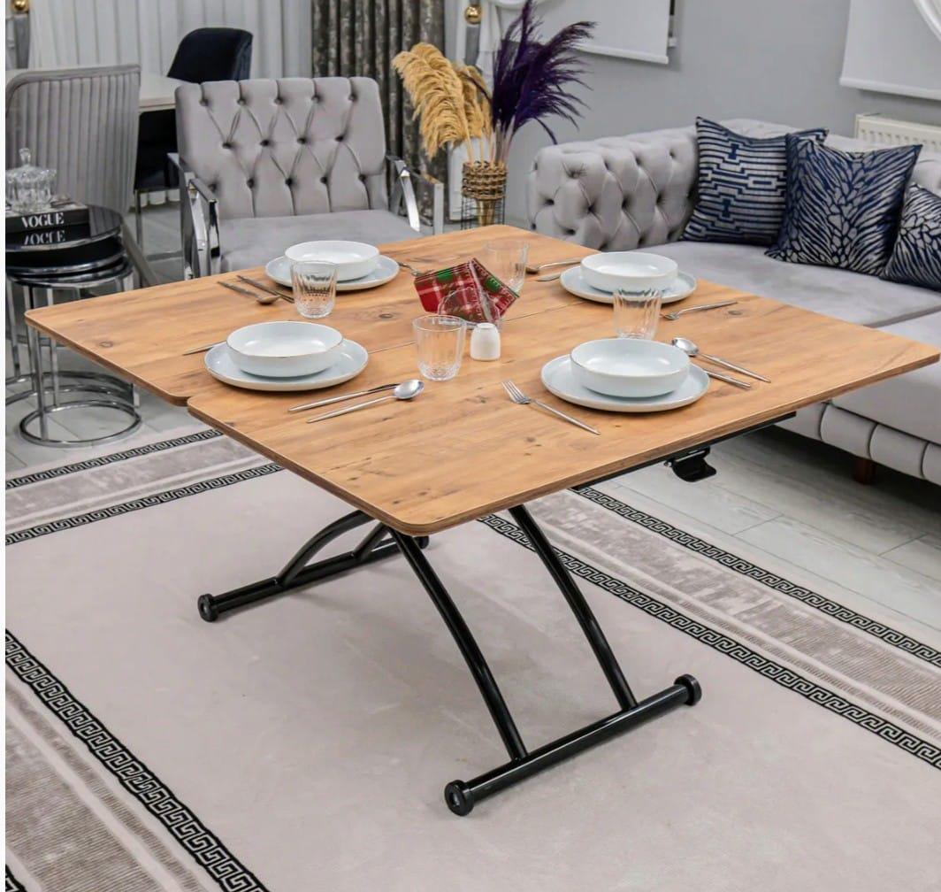 Adjustable Height Folding Table: Multifunctional Desk for Small Spaces ...