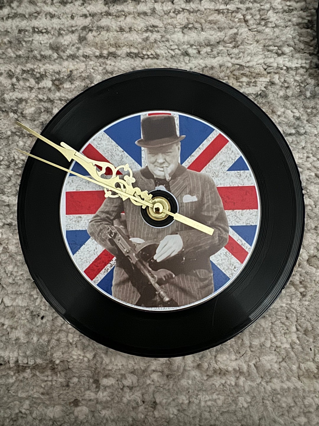 Winston Churchill Clock - Etsy