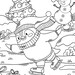 Adorable Winter Penguin Coloring Page - Etsy