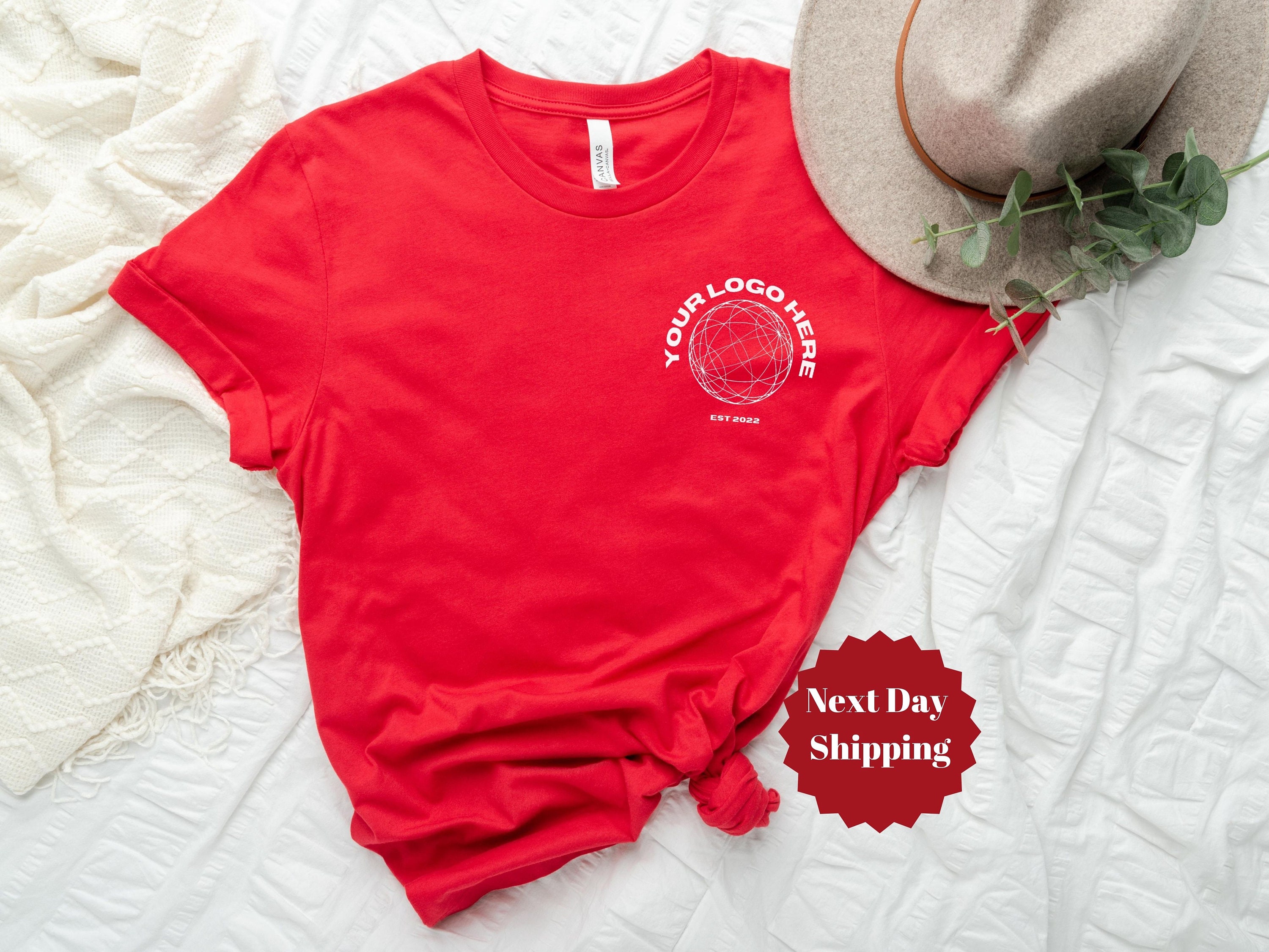 Custom Logo Design Shirt, Company Logo Merch, Team Shirt, Personalized ...