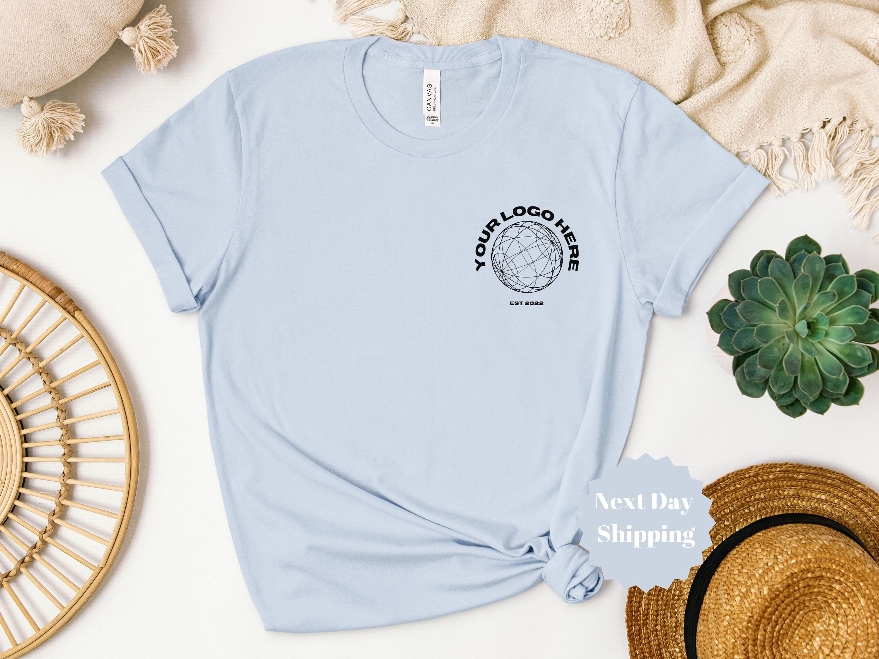 Custom Logo Design Shirt, Company Logo Merch, Team Shirt, Personalized ...