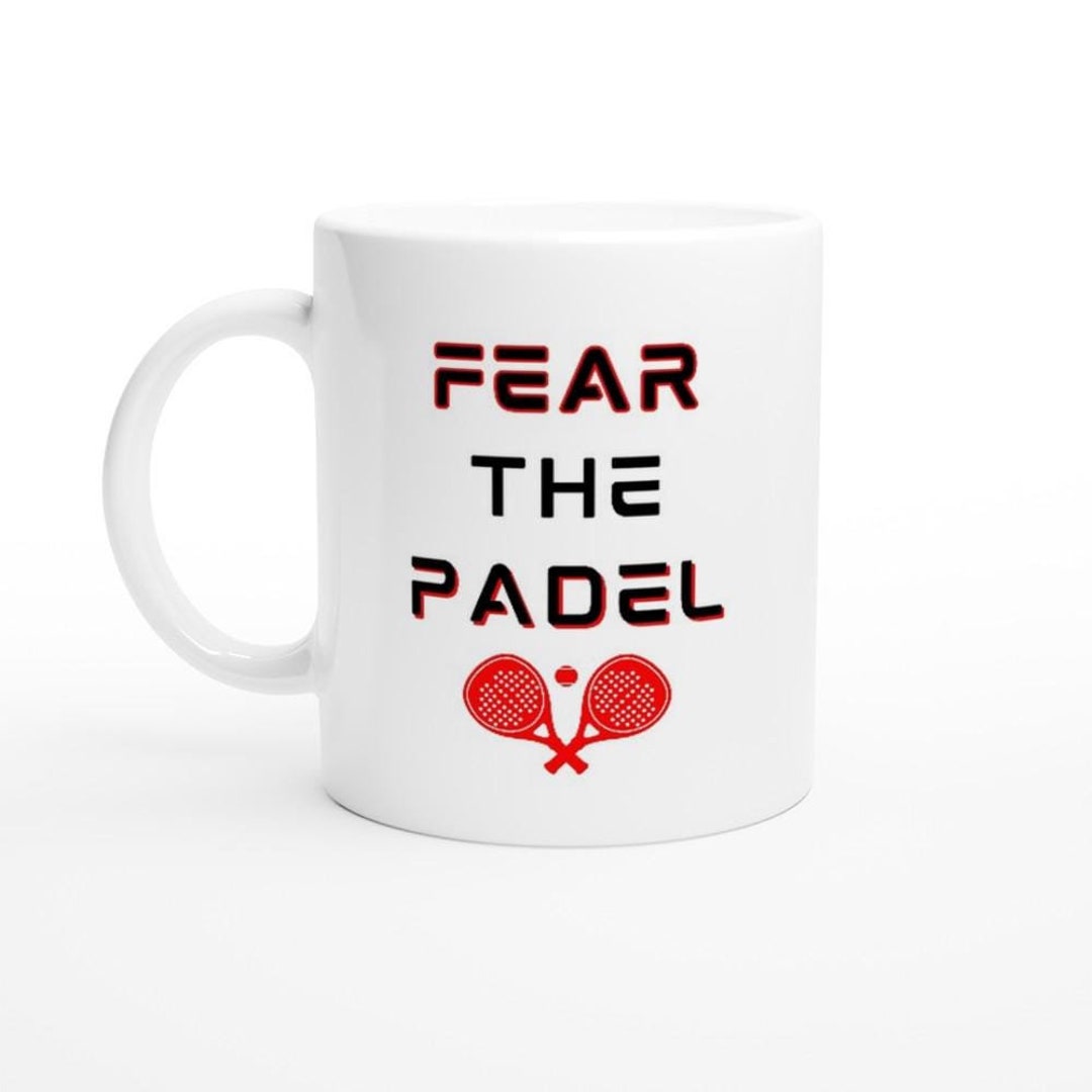 Padel Tennis Ceramic Coffee Mug, Gift for Padel Players, Paddle Tennis ...