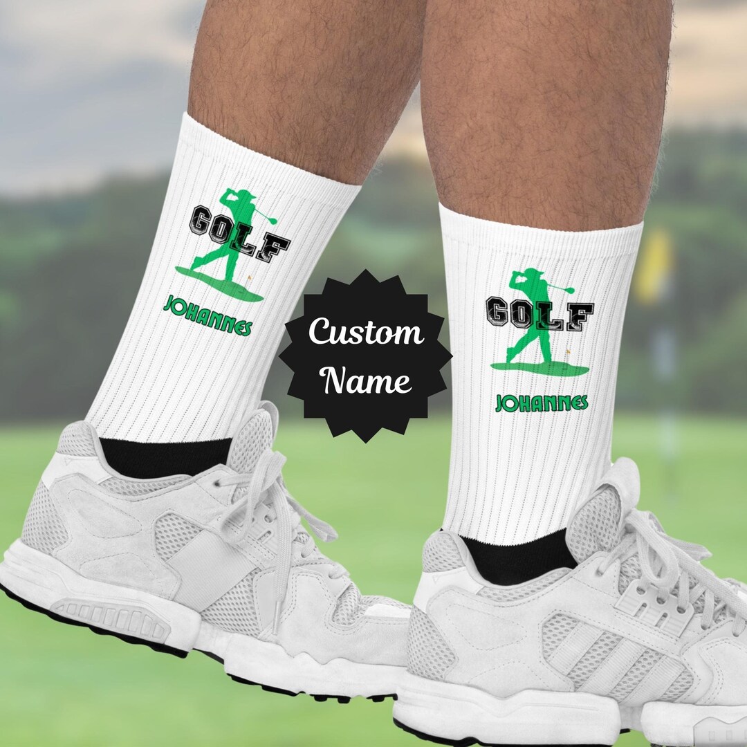 Men's Custom GOLF Socks, Bachelor Party Favors, Morsom Golf Sokker Til ...
