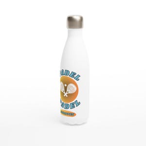 Personalized Padel Tennis Water Bottle, Gift for Padel Players, Custom ...