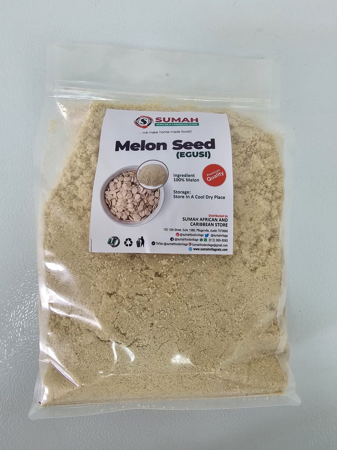 Fresh Ground Melon Seed ( Egusi) Organic - Etsy