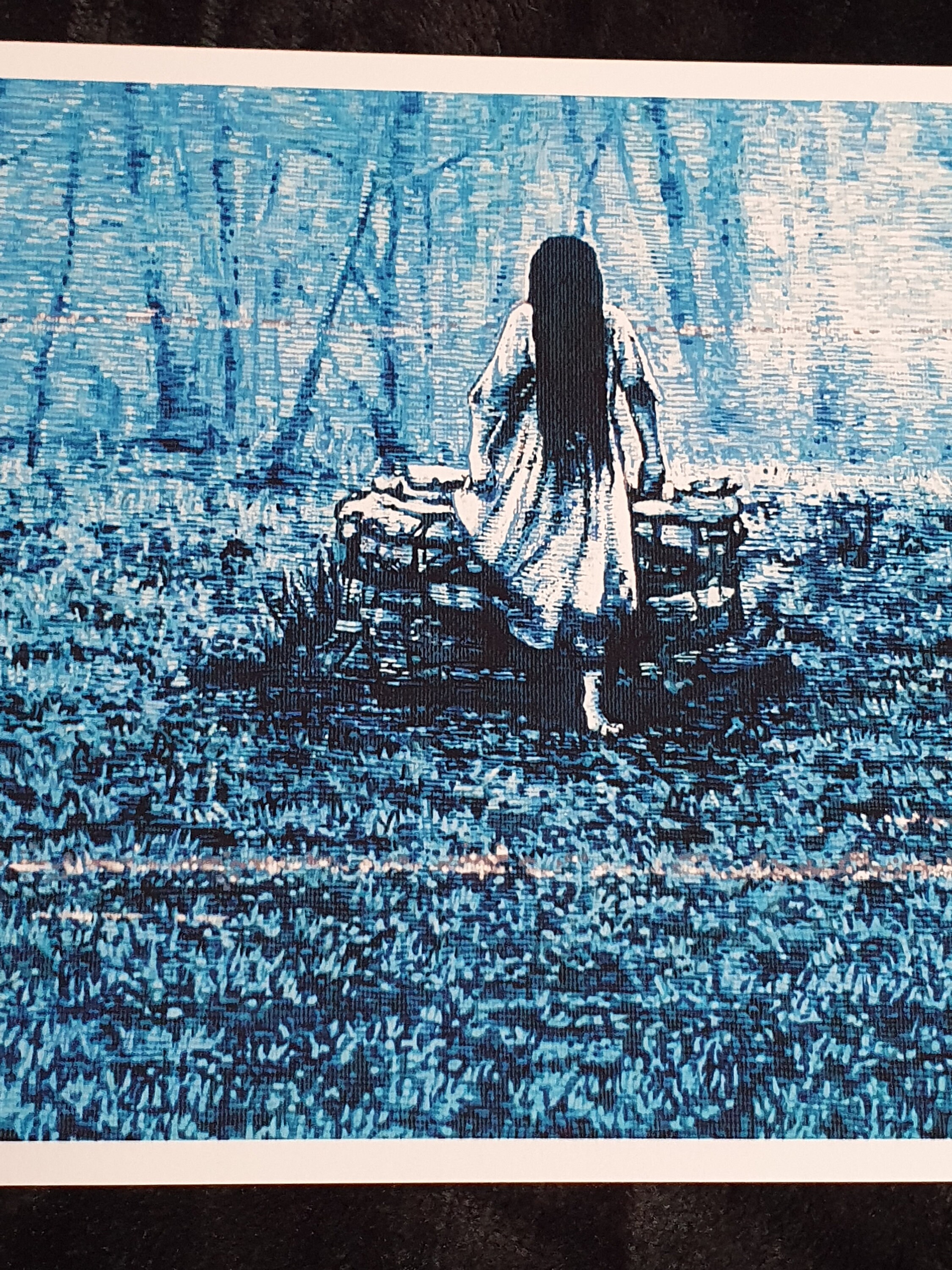 The Ring Painting, Horror Movie, Samara, A5 Fine Art Print. Video, Fan ...