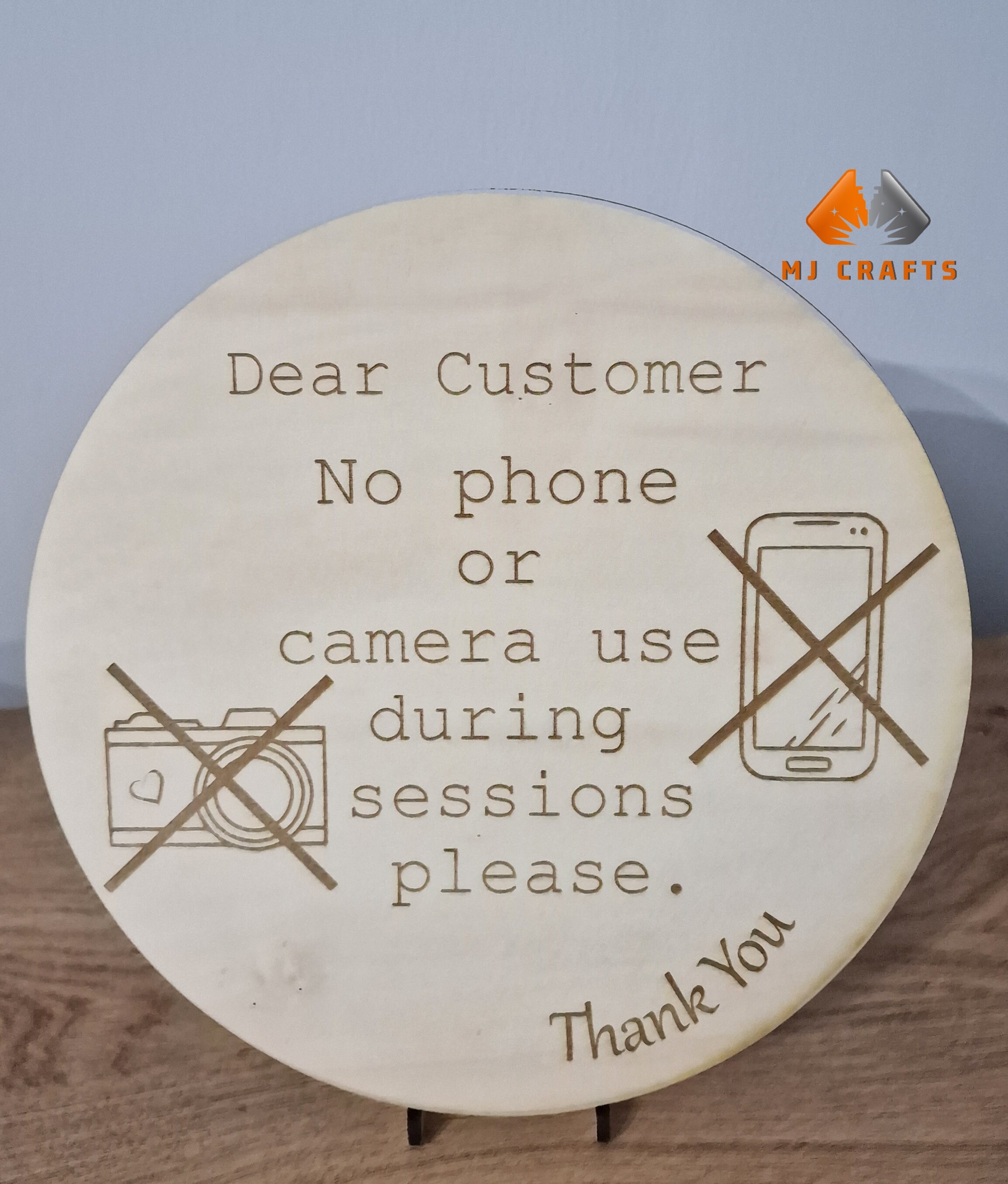 Wooden Standing Sign No Photo, Personalised Sign - Etsy