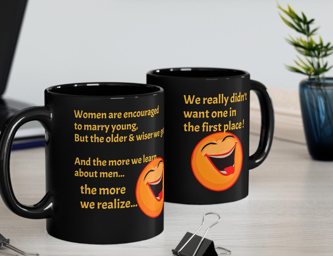 Funny Meme Black Mug 11oz, 15oz, Morning Tea/coffee Break Cuppa, Single ...