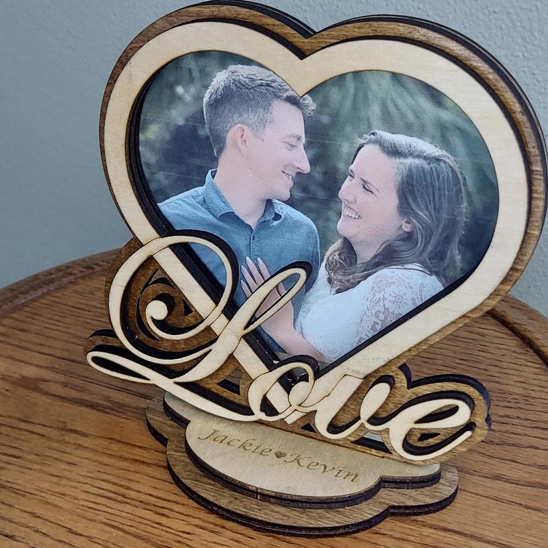 Heart Picture Frame - Etsy