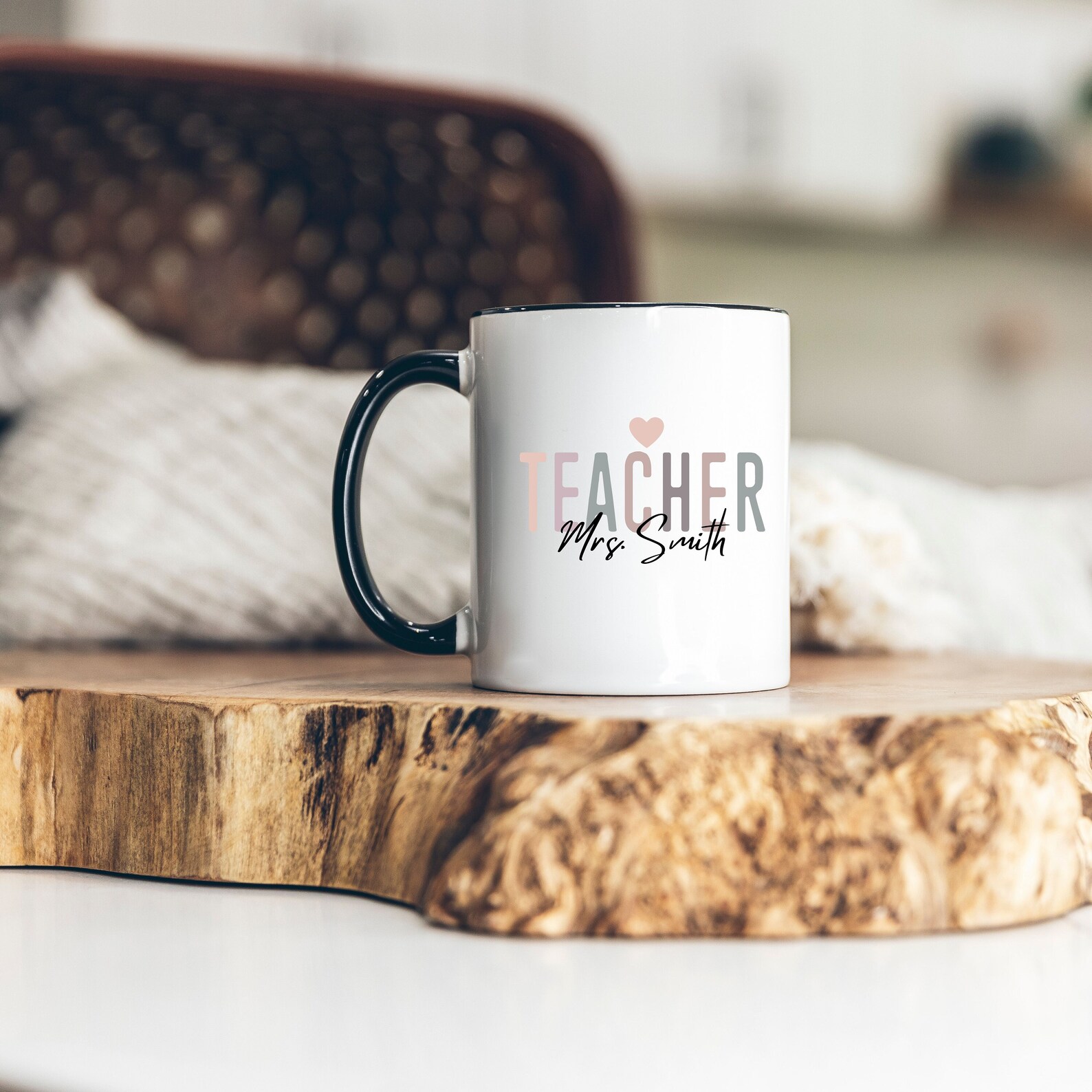 Custom Teacher Mug 11oz, Teacher Mrs Mug, Heat Reactive Mug, Teacher ...