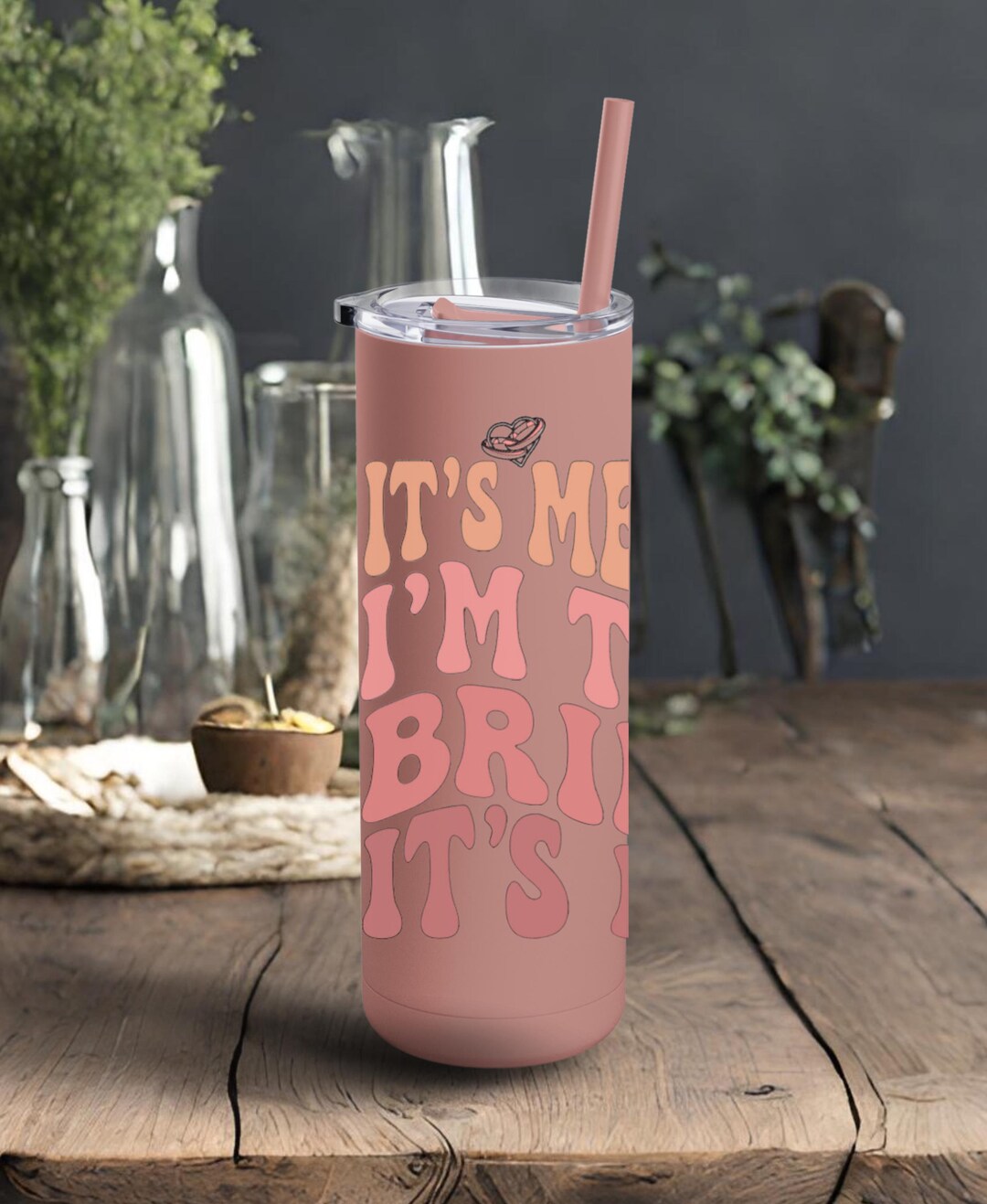 It's Me Hi I'm the Bride It's Me Tumbler, 20oz Bride Tumbler Gift for ...