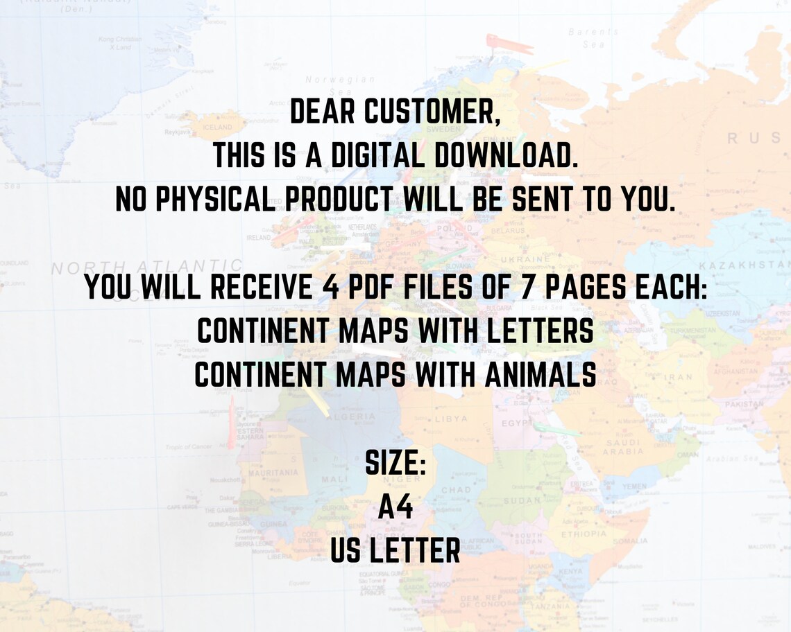 Coloring Maps Bundle for Kids Printable Maps, Coloring Animals, Busy ...