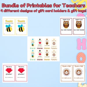 Bundle Teacher Appreciation, Teacher Appreciation Week, Teacher ...