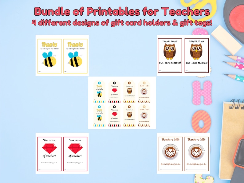 Bundle Teacher Appreciation, Teacher Appreciation Week, Teacher ...