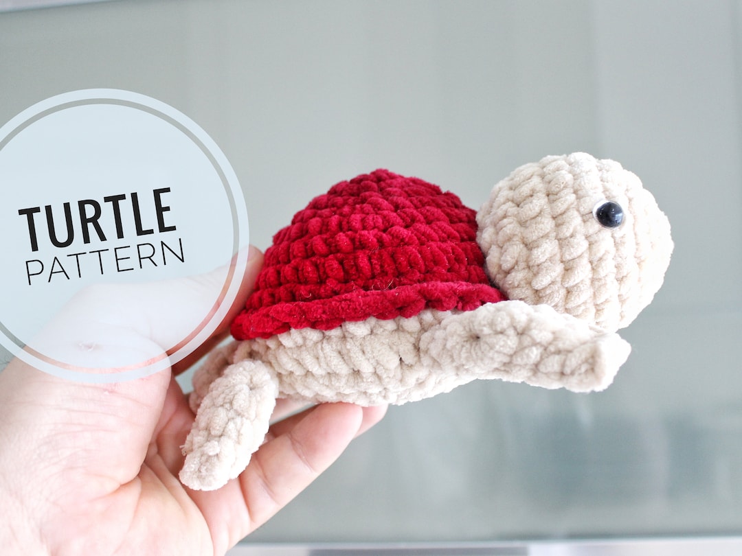 Low Sew Turtle Crochet Pattern, Amigurumi Mini Turtle Pattern, - Etsy