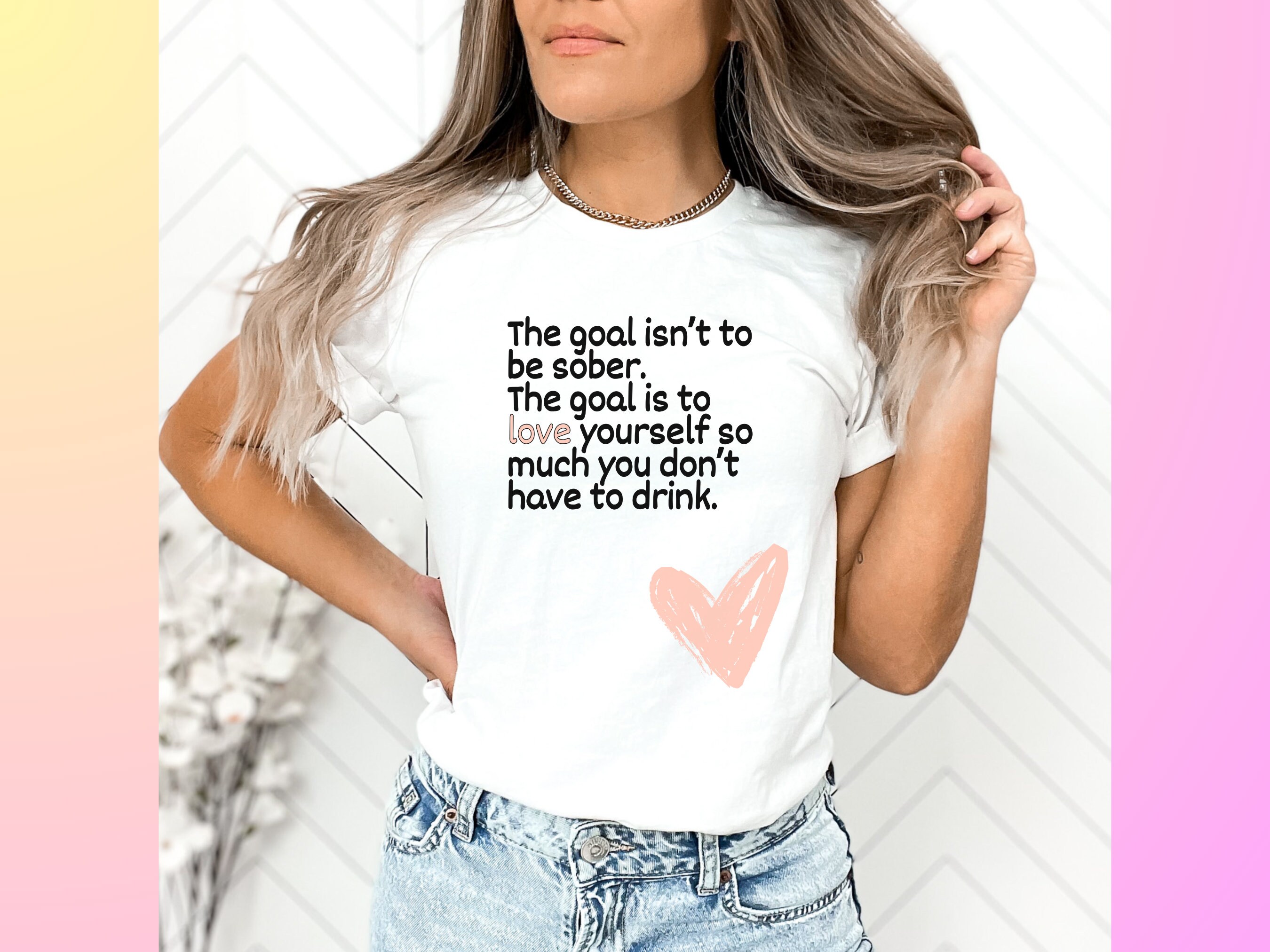 Love Yourself Mental Health Awareness Shirt, Motivating Apparel Wife ...