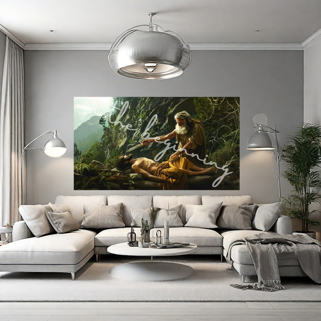 Abraham & Isaac Sacrificial Obedience - Digital Art, Christian Art ...