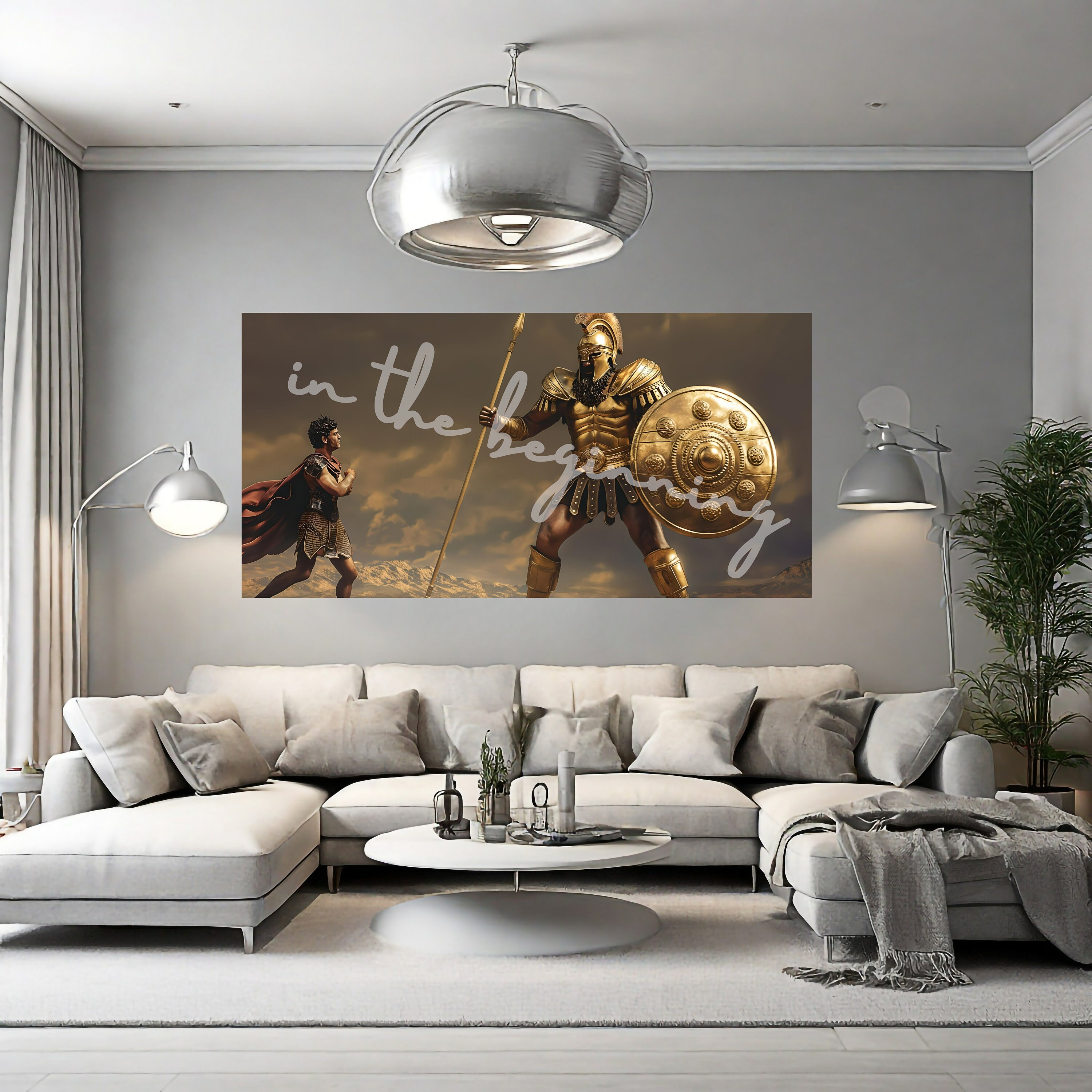 David and Goliath - Etsy