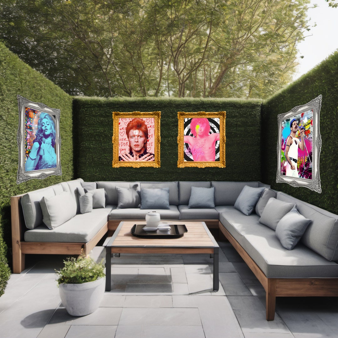 Jim Morrison Wall Art, Outdoor Artwork, Garden Decor, Outdoor Home ...