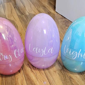 12" Personalized Iridescent Egg - Etsy