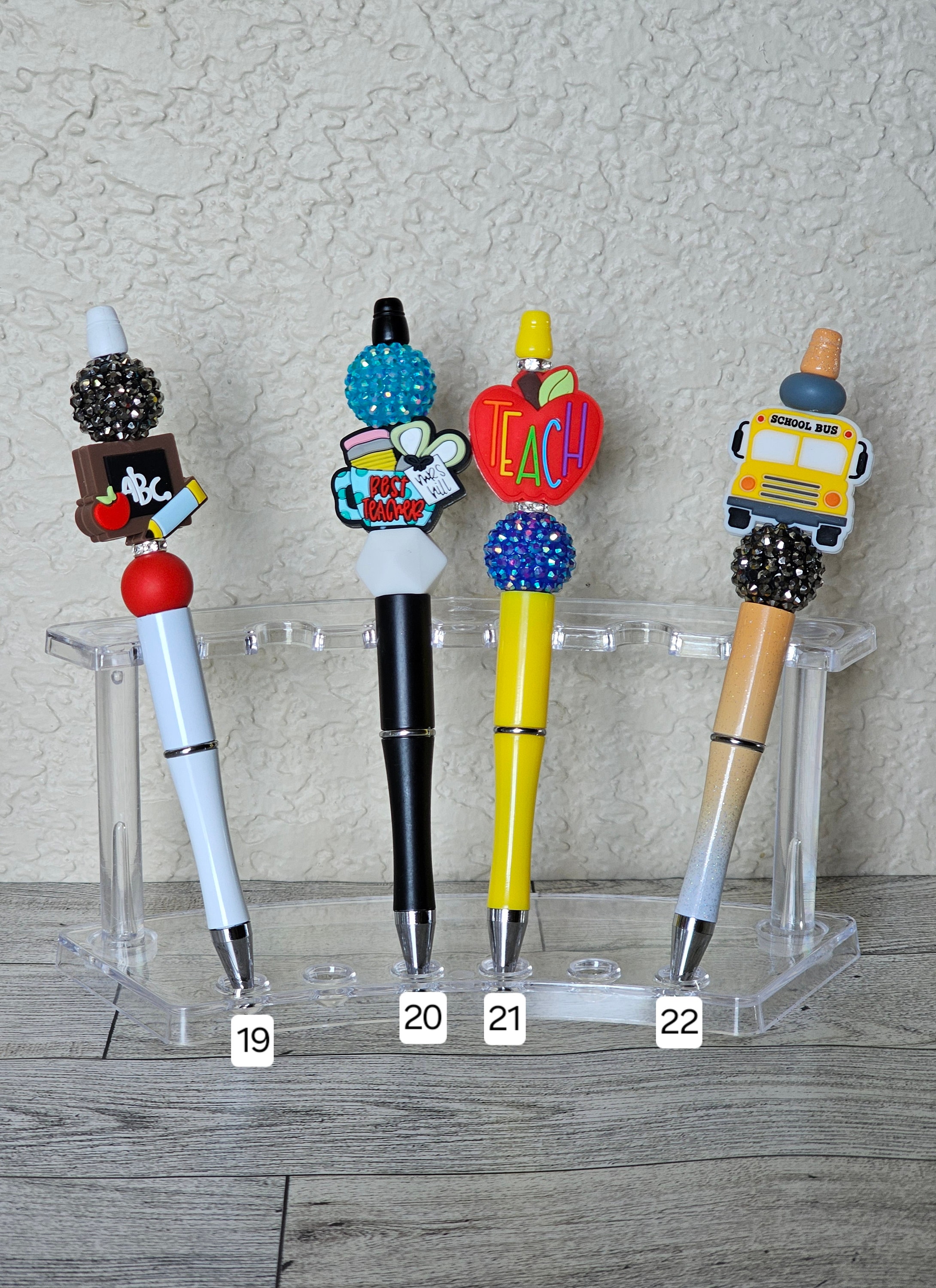 Beaded Pens Custom Pens Teacher Pens Teacher Appreciation Pens - Etsy
