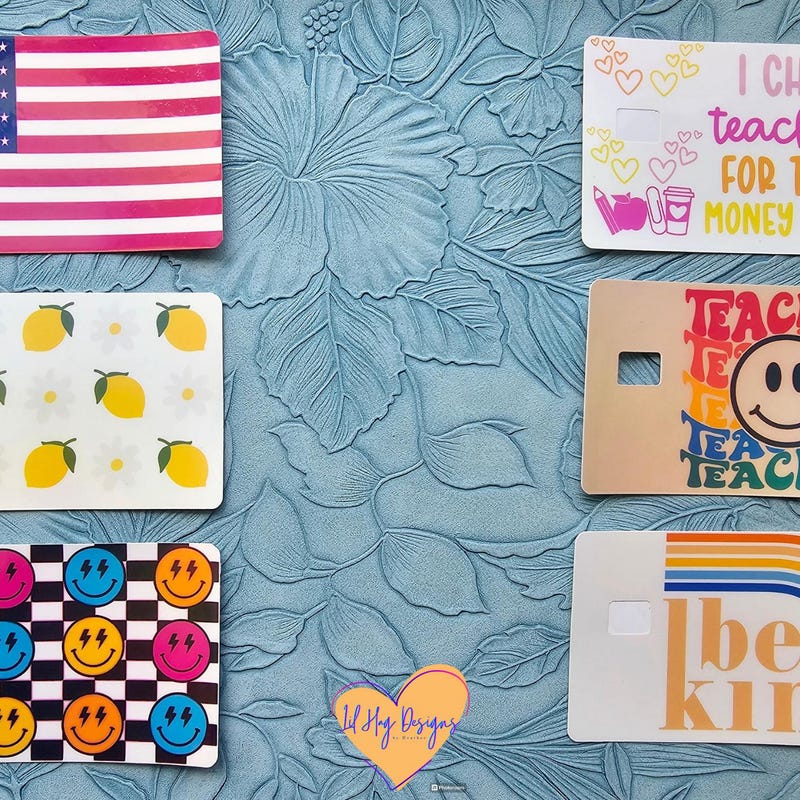 Bank Card Stickers - Etsy