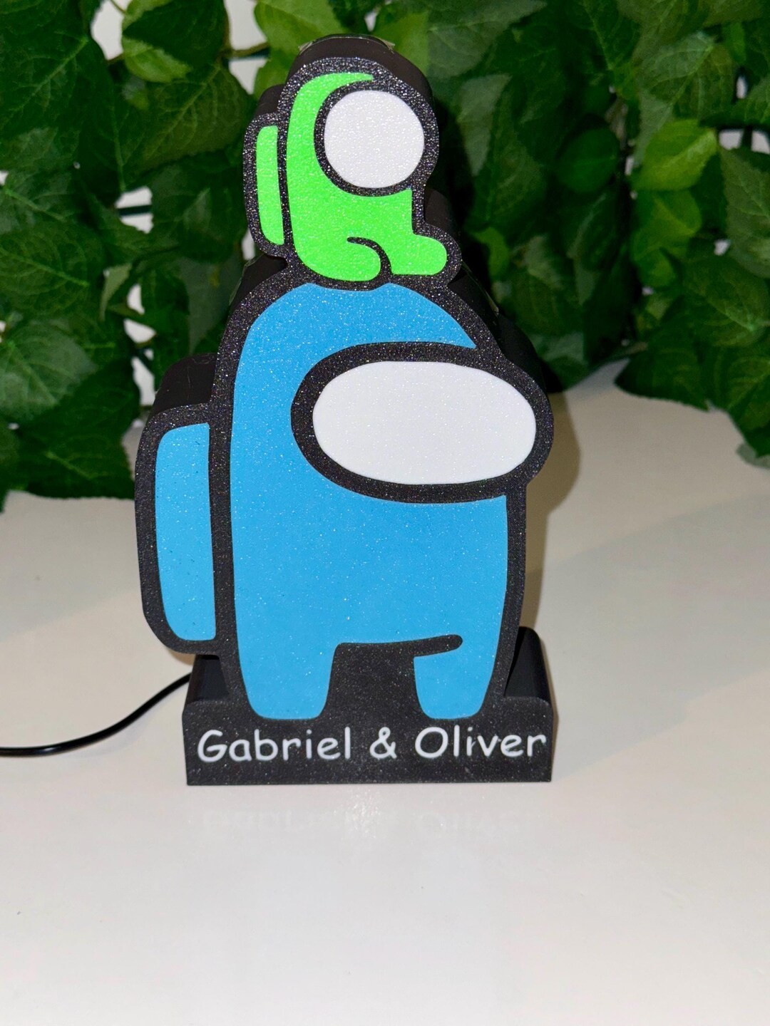 Personalized Led Light Box, Among Us Led Light Box, Customized Lamps ...