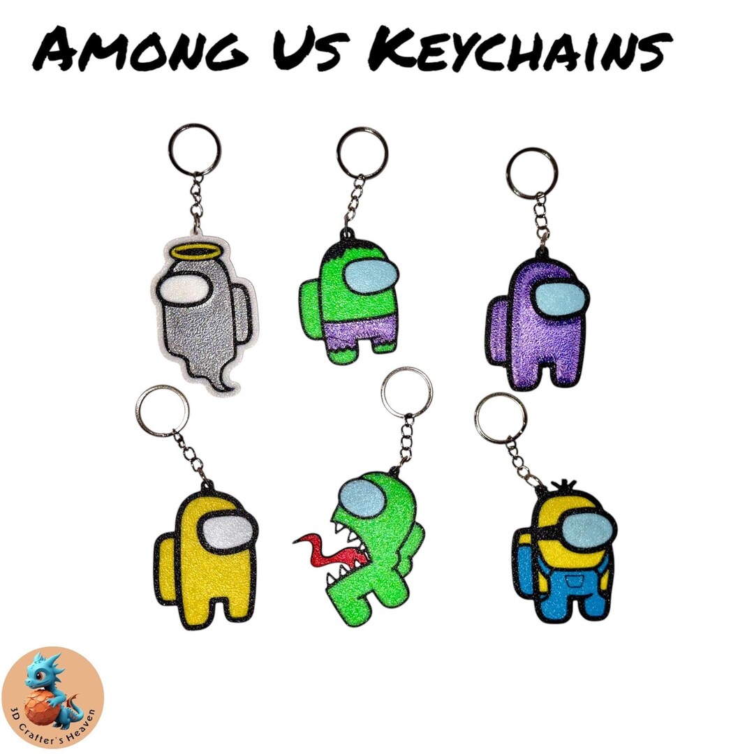 Among Us Keychains/ Keychain Personalized - Etsy