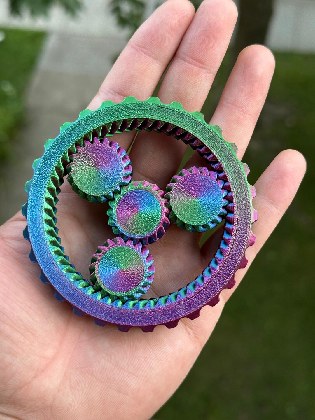 Planetary Gear Spinner Fidget Spinner - Etsy Planetary Gear Spinner Fidget Spinner - Etsy