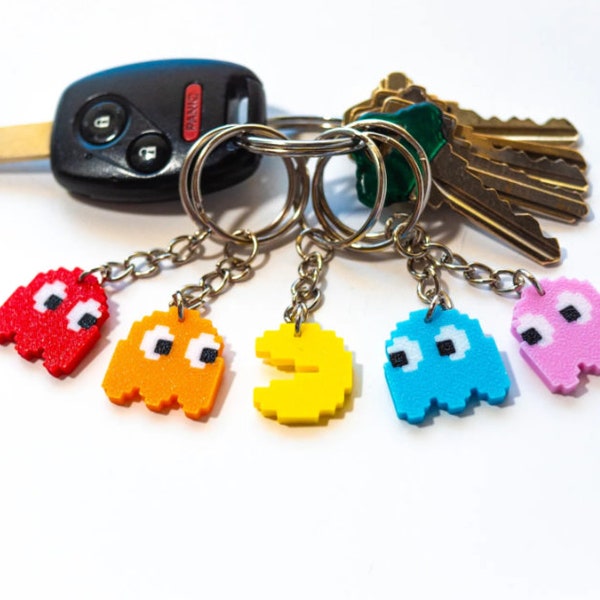 Pacman Keychain - Etsy