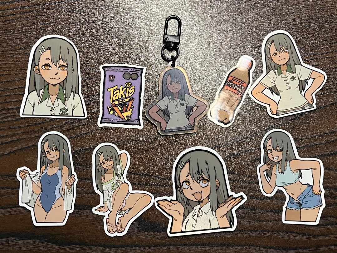 Nagatoro Stickers Keychain - Etsy