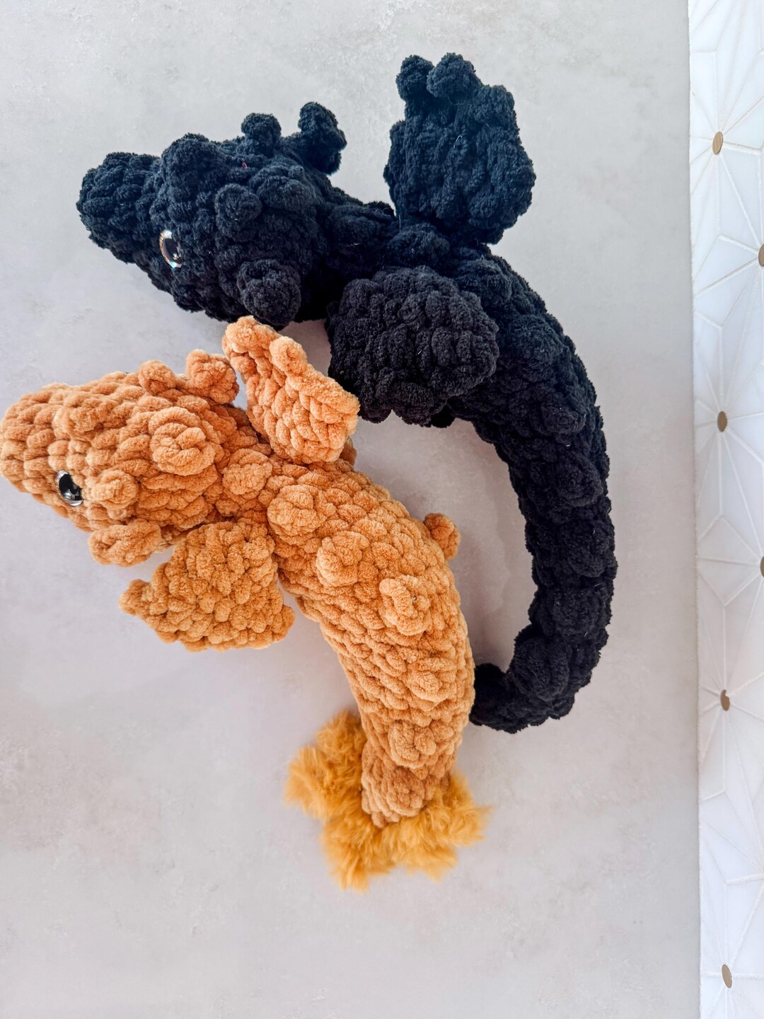 Crochet Dragon Plush | Cuddle Buddy | Stuffed Animal - Etsy
