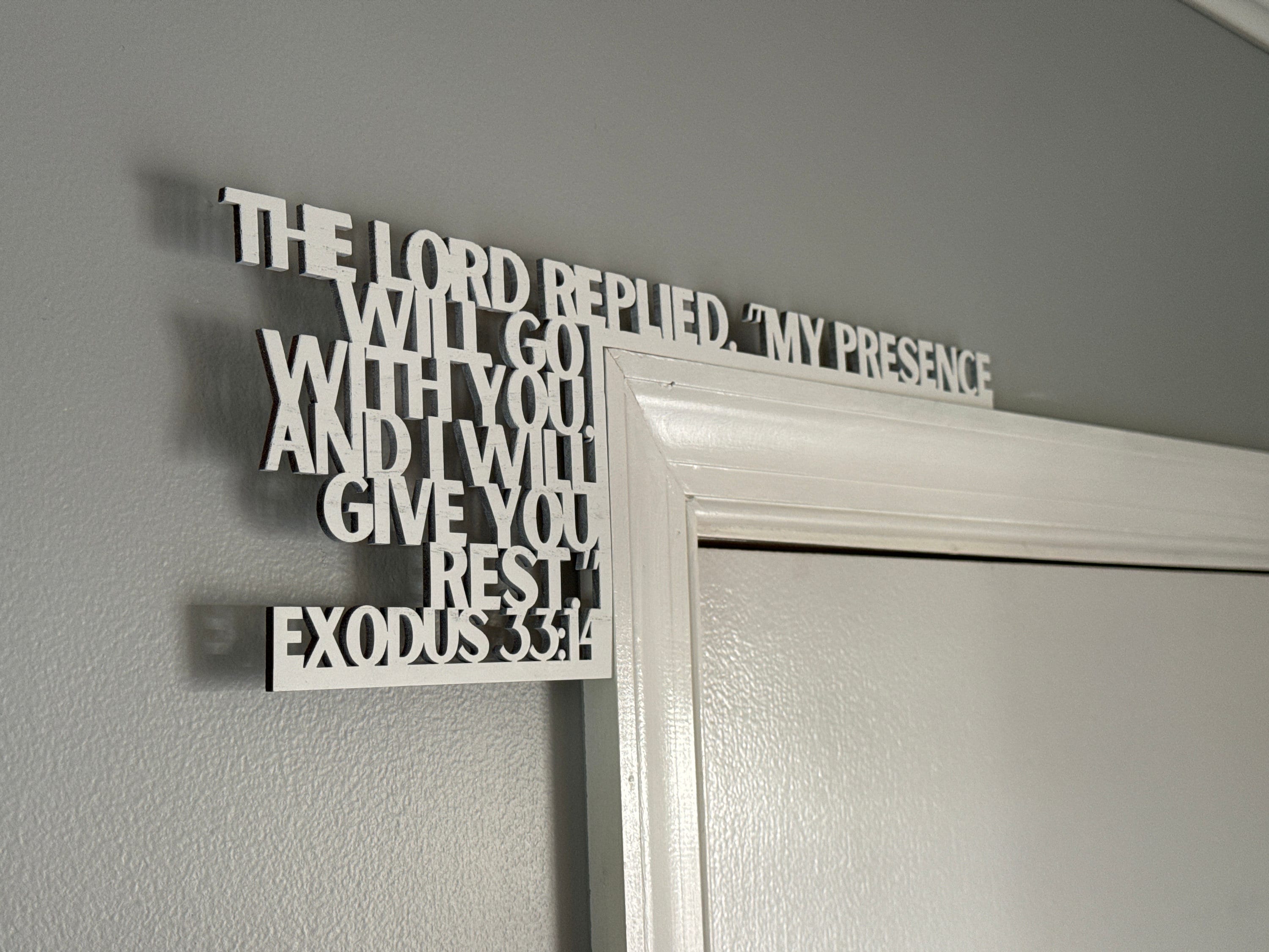 Personalized Bible Verse Door Hanger - Etsy