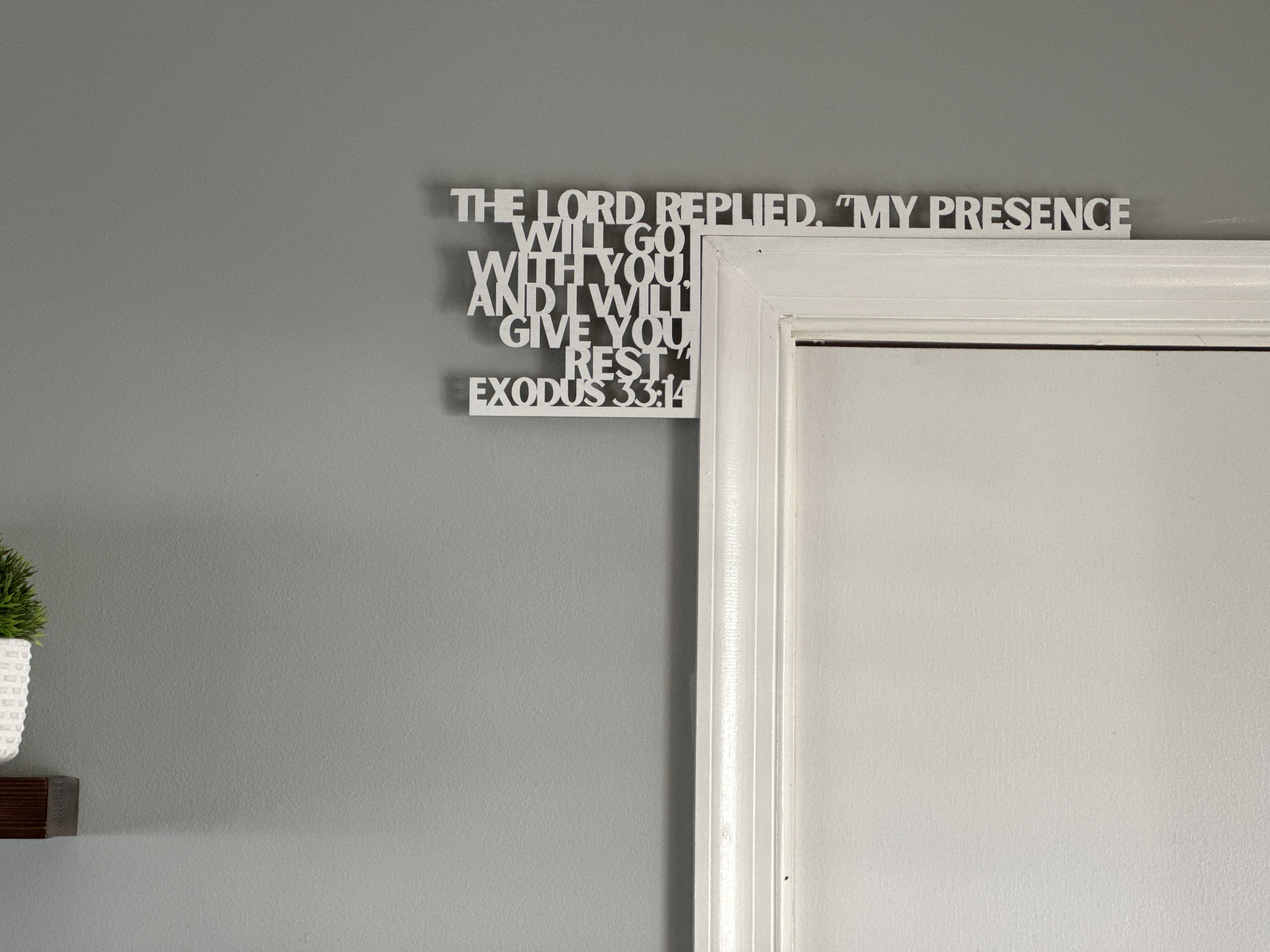 Personalized Bible Verse Door Hanger - Etsy