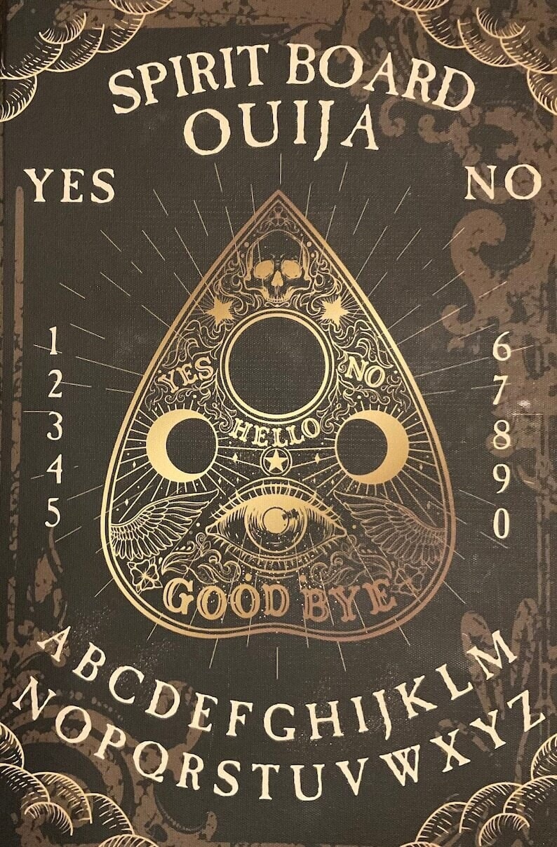Ouija Board Planchette - Digital Download - Canvas Poster, Fairy Core ...