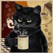 Black Cat Before Coffee After Coffee Hate Everyone AI Enhanced ...