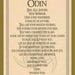 Odin Norse Pagan God Prayer - Wicca Witchcraft Art - Altar Display ...