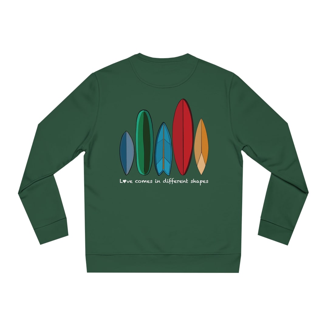 Surf Sweater With Surfboards Gift for Surfer Surfing Gift Oversized ...