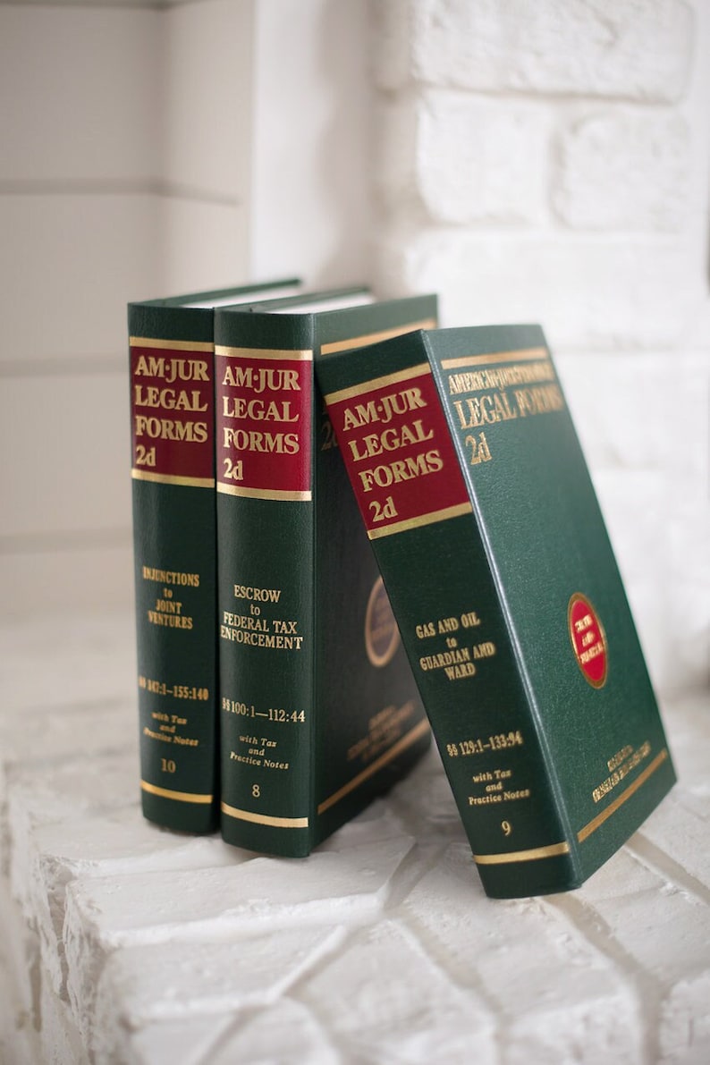 Colorful Law Books - Etsy