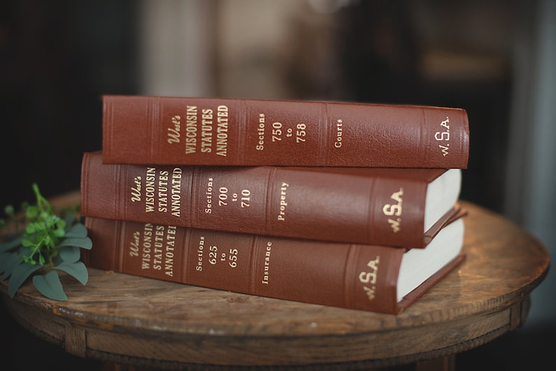 Decorative Law Books; - Etsy