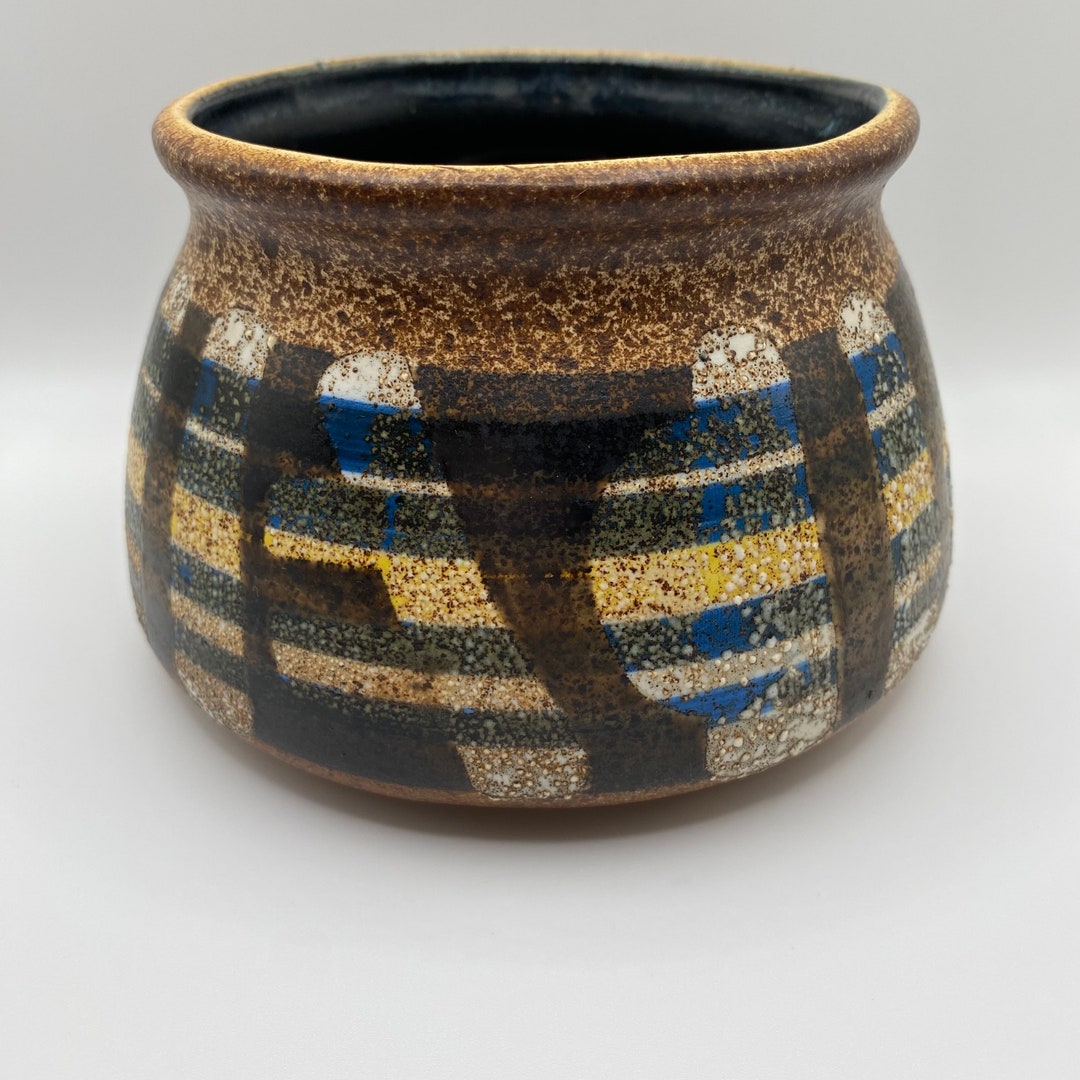 1950s Mid Century Modern Lapid Pottery, Made in Israel Hand Painted ...