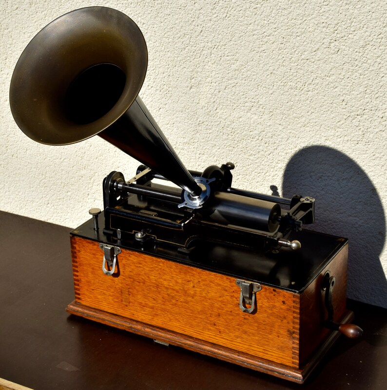 Phonograph Thomas Edison Model A Home Phonograph - Etsy