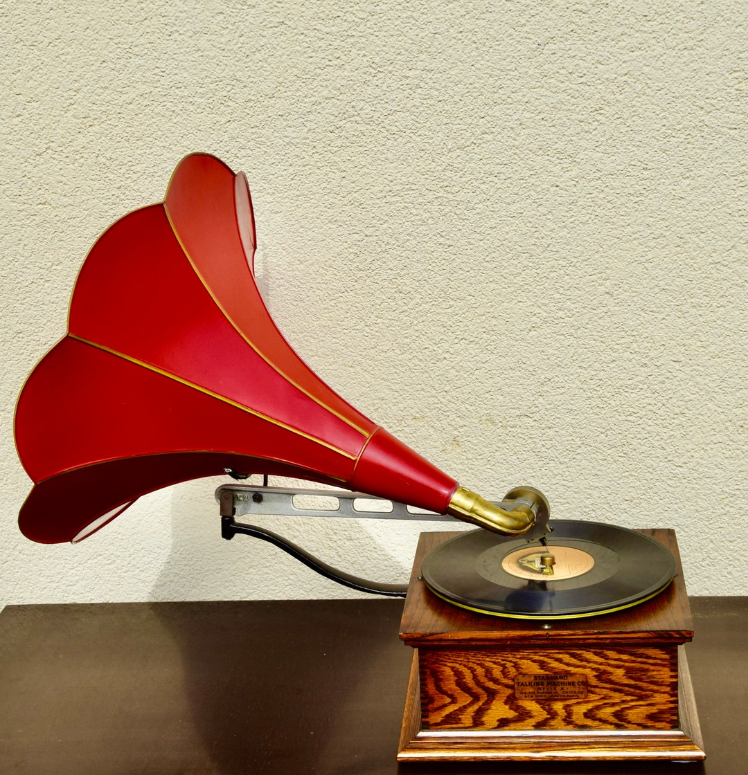 Gramophone Grammophon Standard Talking Machine Styl X - Etsy