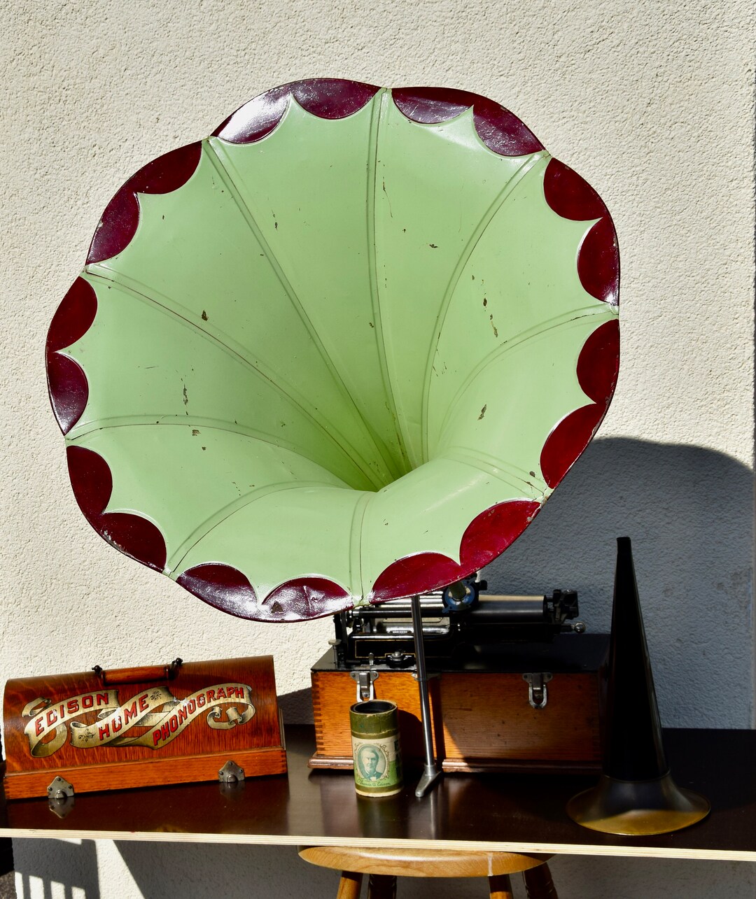 Phonograph Thomas Edison Model A Home Phonograph - Etsy