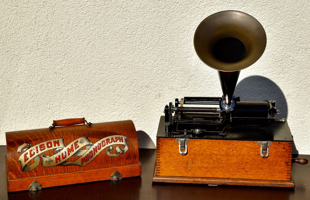 Phonograph Thomas Edison Model A Home Phonograph - Etsy