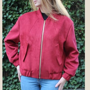 Bomber Jacket Beginner Friendly Women Pdf Sewing Pattern | XS-XL |easy ...