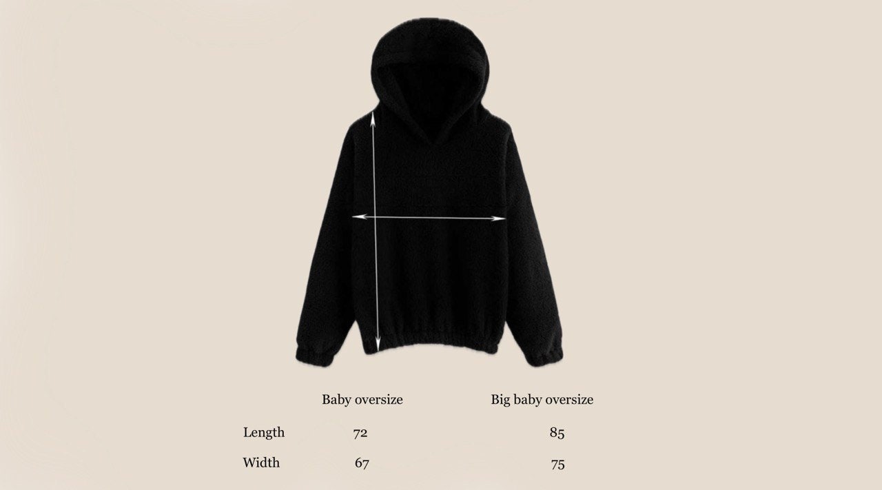 Oversized Dudi Hoodie PDF Sewing Pattern , Oversized Sweatshirt Pattern ...