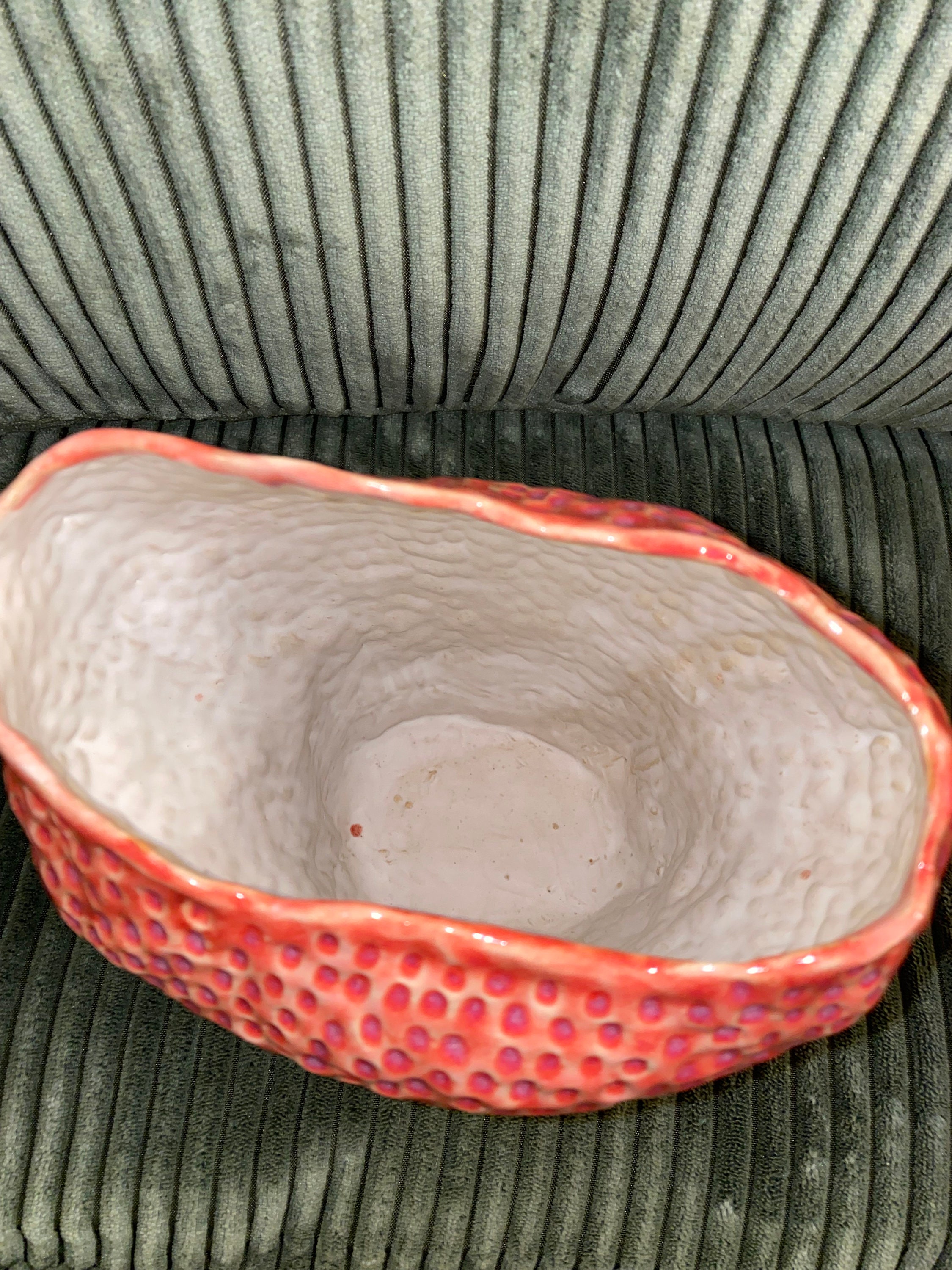 Ceramic Strawberry Vase - Etsy