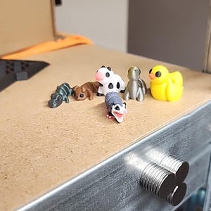 Mini Flexi Animals: Fidget Toy, Desk Decor, Mystery Box - Etsy