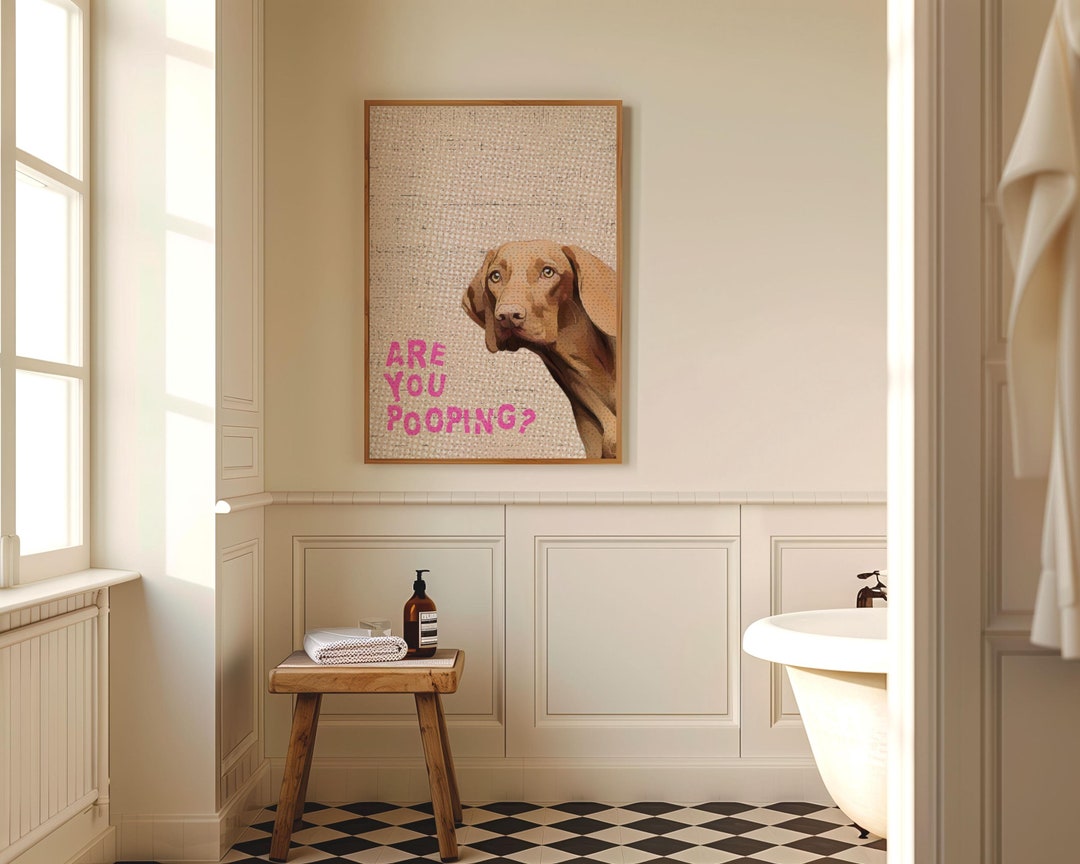 Are You Pooping, Custom Dog Quote Poster, Customized Pet, Funny Dog ...